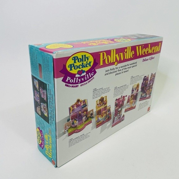 Mattel | Toys | Polly Pocket Pollyville Weekend Deluxe Gift Set Mattel ...